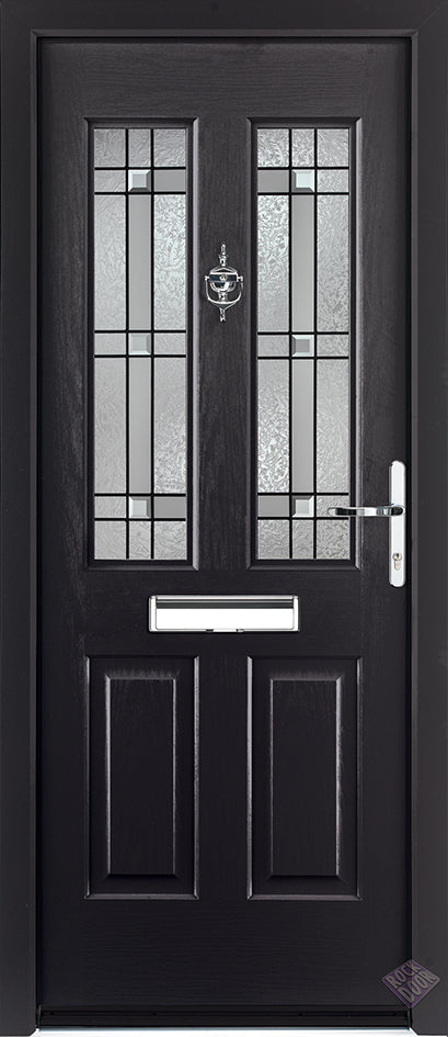 Rockdoor Ultimate - Jacobean Apollo Glazed Composite Door Set – Formby ...