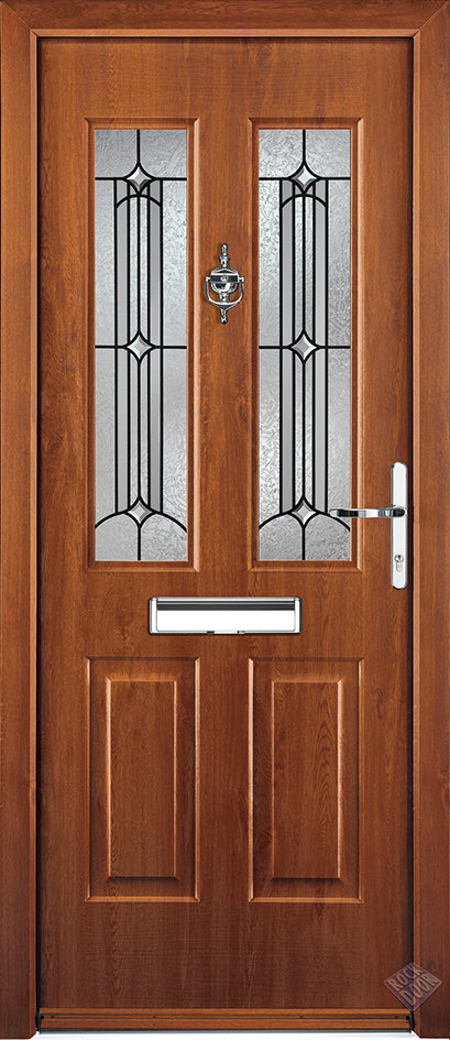 Rockdoor Ultimate - Jacobean Scorpio Glazed Composite Door Set – Formby ...